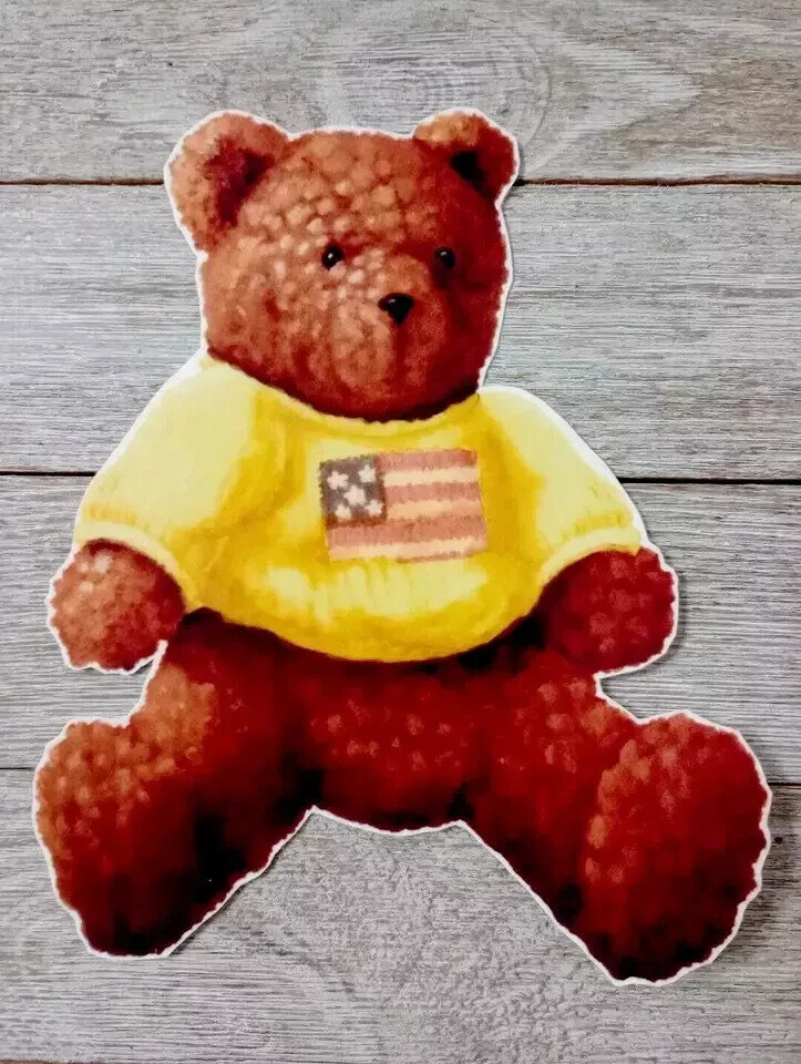 teddy bear wall safe sticker 5.5 inch 1pc | eBay