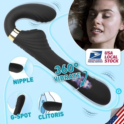 Multispeed Rotating Dildo Massager Rabbit Vibrator G-Spot Clit Sex Toy For Women | eBay