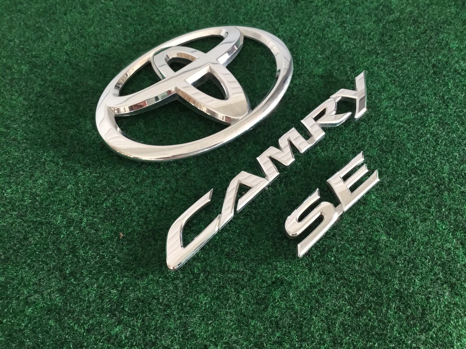 Toyota Camry SE Emblem 2007-2011 Trunk Logo Set Chrome OEM | eBay