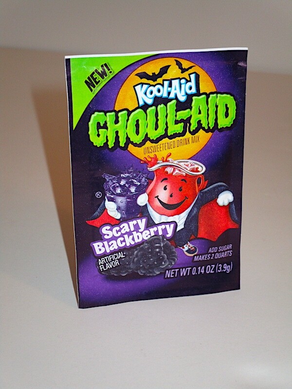 Kool Aid Ghoul Aid Scary Blackberry Flavored Drink Mix Unopened Package ...