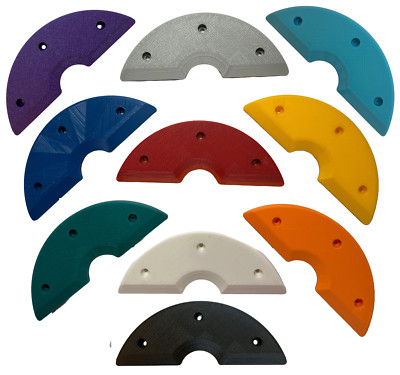 Century Skateboard tail bone style Skid Plate, 6 inch x 2 1/4 inch ...