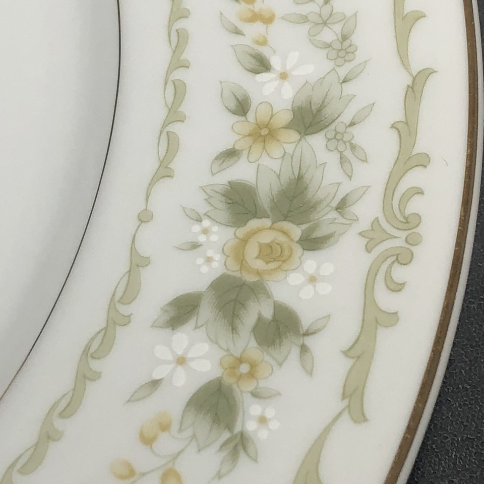 Mikasa Fine China Waverly 3901 Pattern Round Chop Plate Serving Platter ...