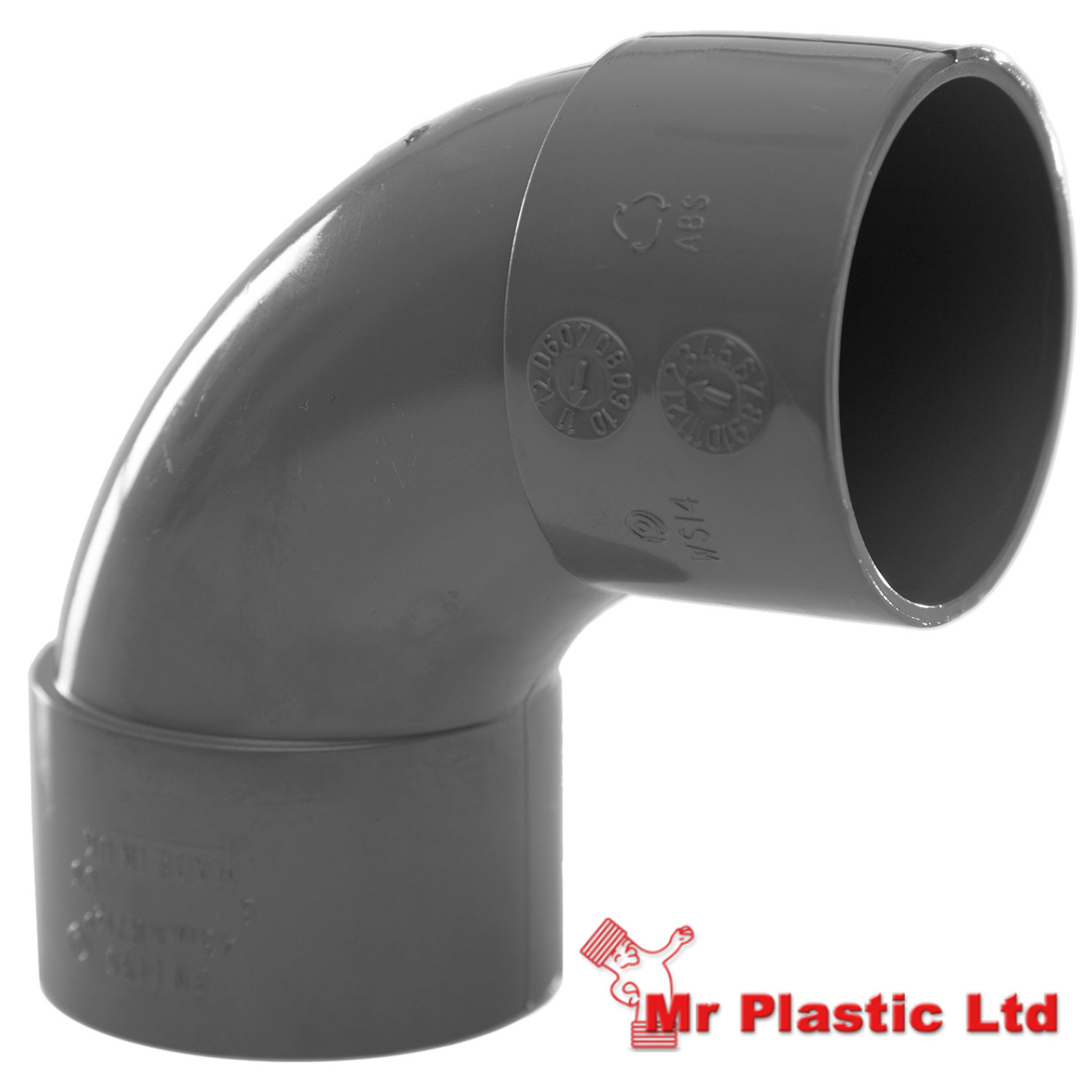 Polypipe 40mm Solvent Weld Waste Fittings in Grey (actual size 43mm ...