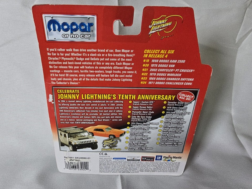 Johnny Lightning MOPAR OR NO CAR Black '76 DODGE VAN Spider Web #20 1/ ...