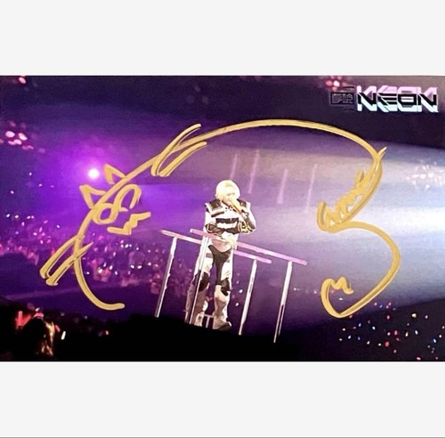 Carte postale Yumeku Neon Usui Masamune autographe en bromure en direct ...