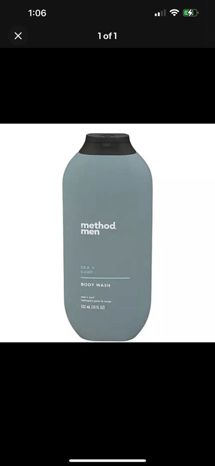 Method Men Sea + Surf Body Wash 18 oz | eBay