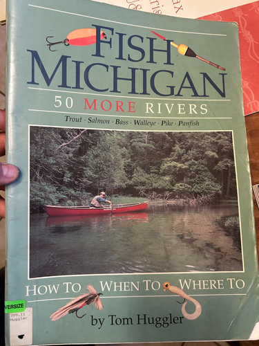 FISH MICHIGAN 50 MORE RIVERS TROUT SALMON BASS WALLEYE PIKE PAN FISH ...