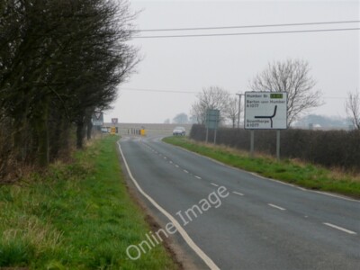 Photo 6x4 Ermine Street meets the A1077 Winteringham The Roman road ...