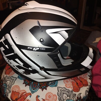 AFX FX-17 FORCE ATV Helmet WHITE/BLACK Adult XXL | eBay