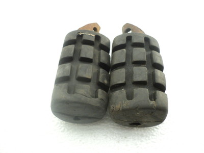 Kawasaki KS125 KS 125 #5167 Front Foot Pegs / Foot Rests | eBay