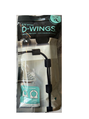 UT Wire D-WINGS CORD CONTROL ASSORTED KIT BLACK SET OF UTW-D18-BK | eBay