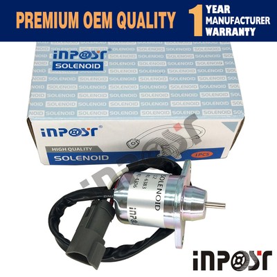 New Stop ShutOff Solenoid Valve TK 41-6383 41-4306 For Yanmar Engine ...