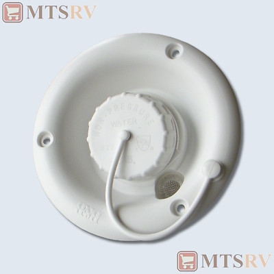Polar White Plastic Gravity Water Fill Entry Port with 1-1/4" & 3/8 ...