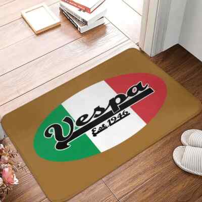 Vespa Italy Doormat Rug Carpet Mat Footpad Bath Mat Polyester Non-slip ...