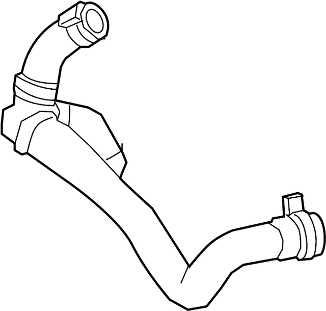Genuine Nissan / Infiniti Hose Water 14055HG00E / 14055-HG00E OEM for ...