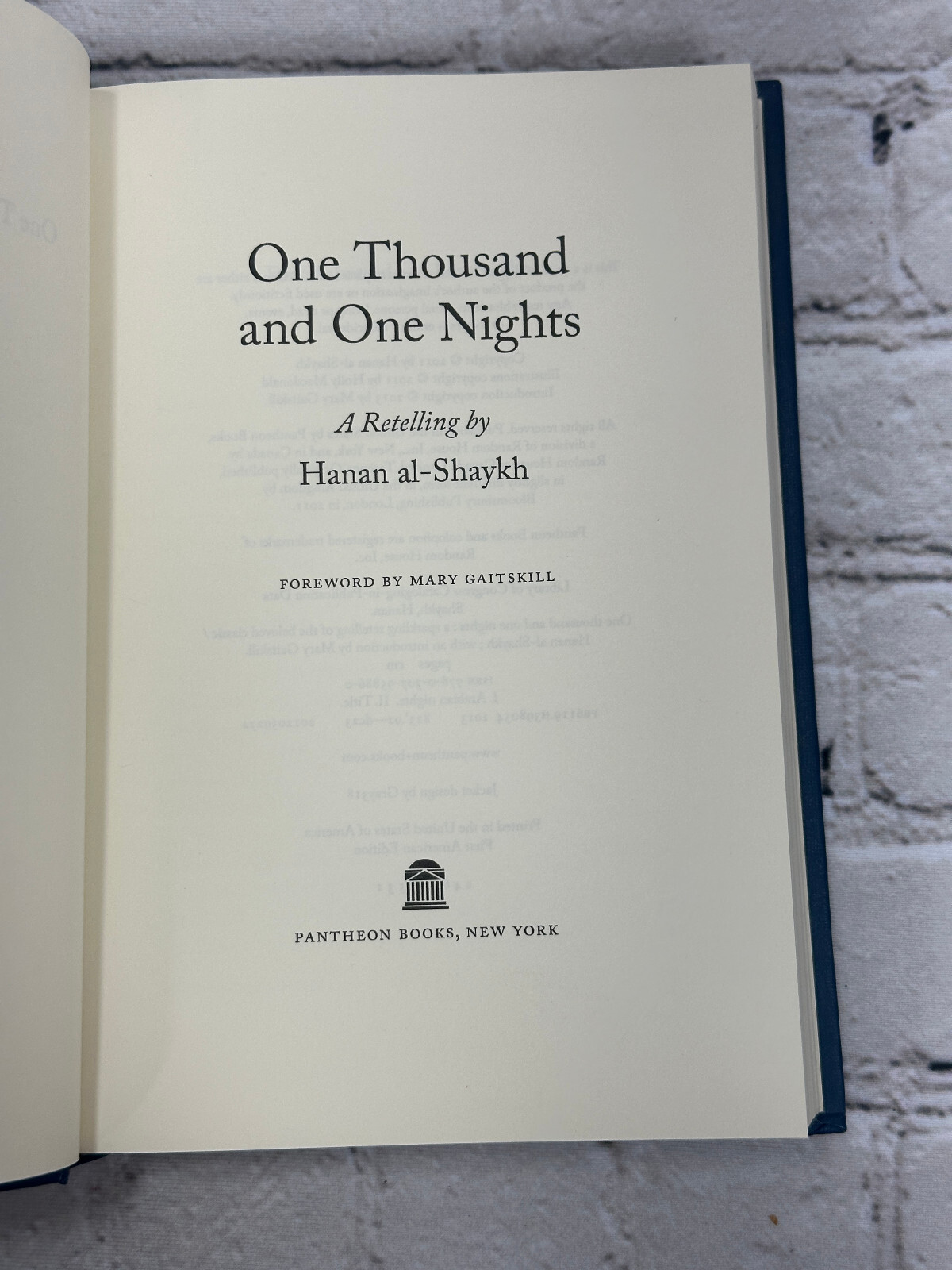 One Thousand and One Nights : A Retelling by Hanan Al-Shaykh (2013 ...