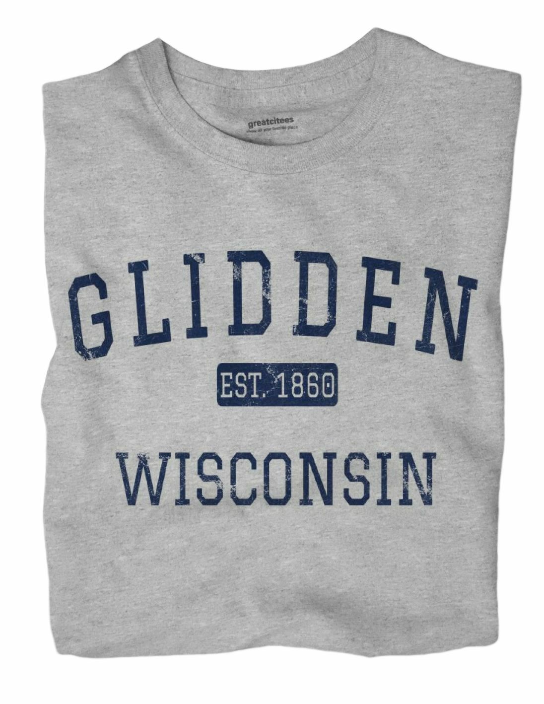 Glidden Wisconsin WI T-Shirt EST | eBay