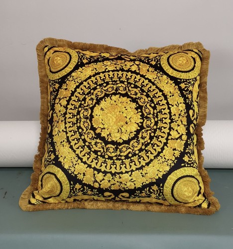 60cm Square Single Sided Medusa greek key Flower Pillow Cushion Case | eBay