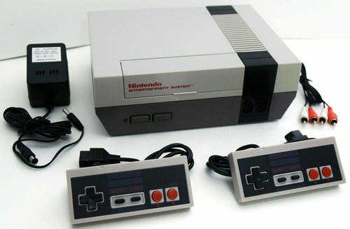 2 CONTROLLER Nintendo Entertainment System NES-001 Video Game Console ...