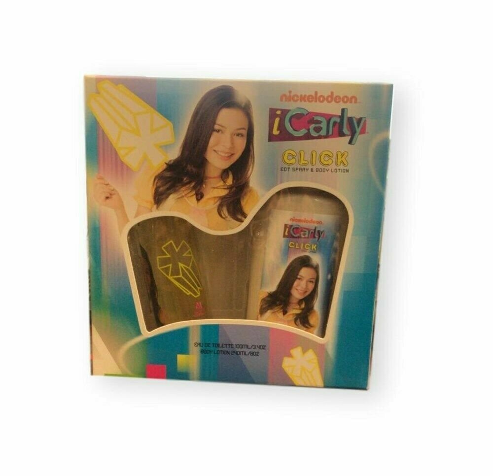 Nickelodeon iCarly Click 3.4 oz EDT spray girls perfume+ 8.0 lotion Set ...