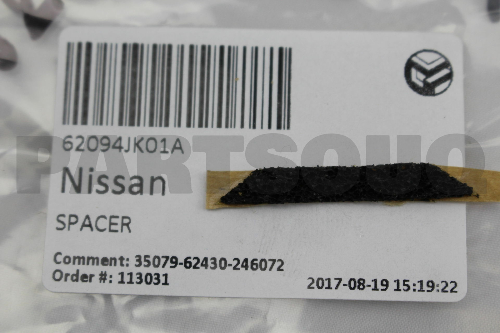62094JK01A Genuine Nissan SPACER 62094-JK01A | eBay