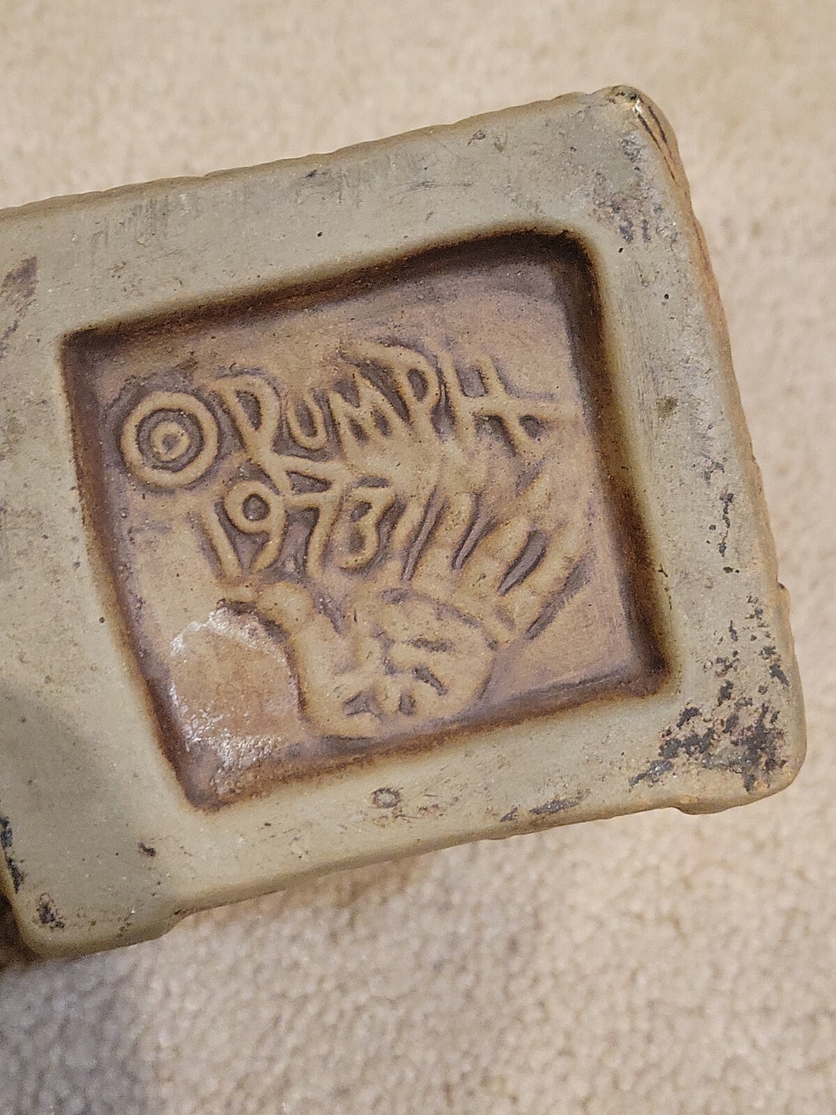 JIM RUMPH 1973 "OUTRAGEOUS OUTHOUSE TANKARD" Mug Grotesque Graffiti Art ...