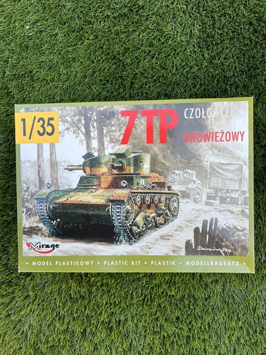 Mirage - Czolg Lekki 7TP Dwuwiezowy - 1/35 Scale Model Kit 35302 - New ...
