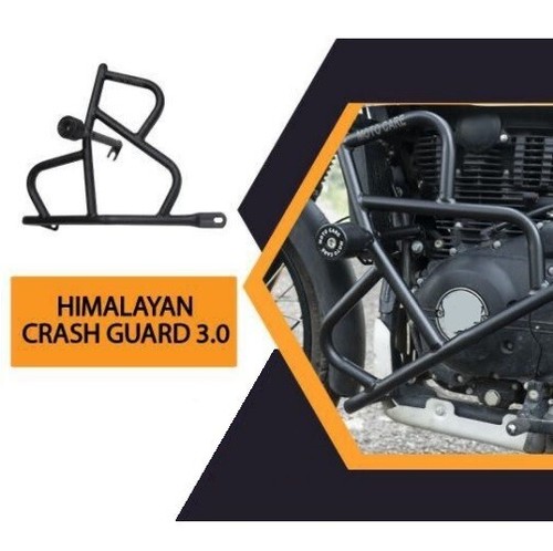 CRASH GUARD WITH DUAL SLIDER TYPE 3 Fit For Royal Enfield Himalayan 411 ...