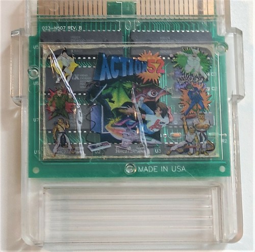Action 52 (Nintendo Entertainment System, 1991) Tested and working!