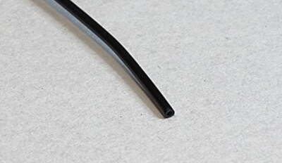 RiteAV 10M 3mm Black Fiber Optic Cable Bulk Raw Furcation Tubing ...