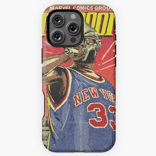 MF DOOM Comic Cover Illustration iPhone 11-16 Pro Max Tough Case ...