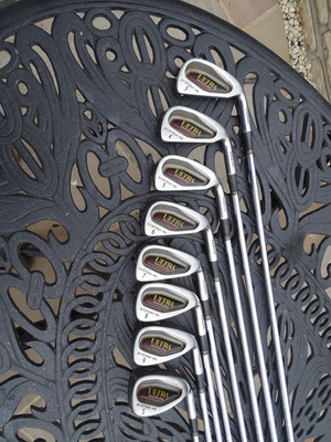 8 WILSON ULTRA SYSTEM45 MID SIZE IRONS 3-9,SW STEEL REG SHAFT STANDARD ...