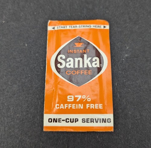Vintage Instant Sanka Coffee 1-Cup Packet Sealed Mid Century Early ...