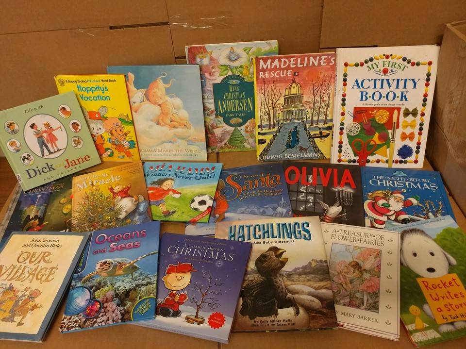 Lot of 10 Childrens Kid Reading Story Time Kids BOOKS RANDOM MIX ...