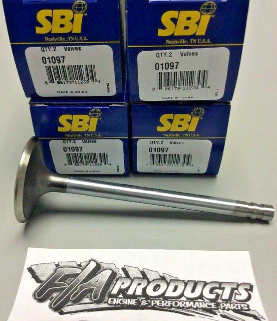 SB International 01097 Valve Train Components - Engine Exhaust Valve ...