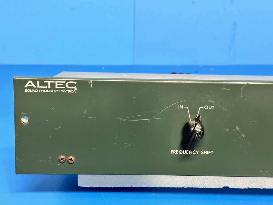 ALTEC 1614A FREQUENCY SHIFTER WITH VOLUME BOOSTER PEERLESS 17602 ...