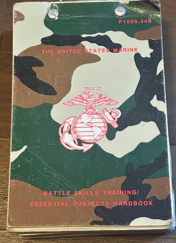 United States Marines Battle Skills Training Essential Subjects Hand ...