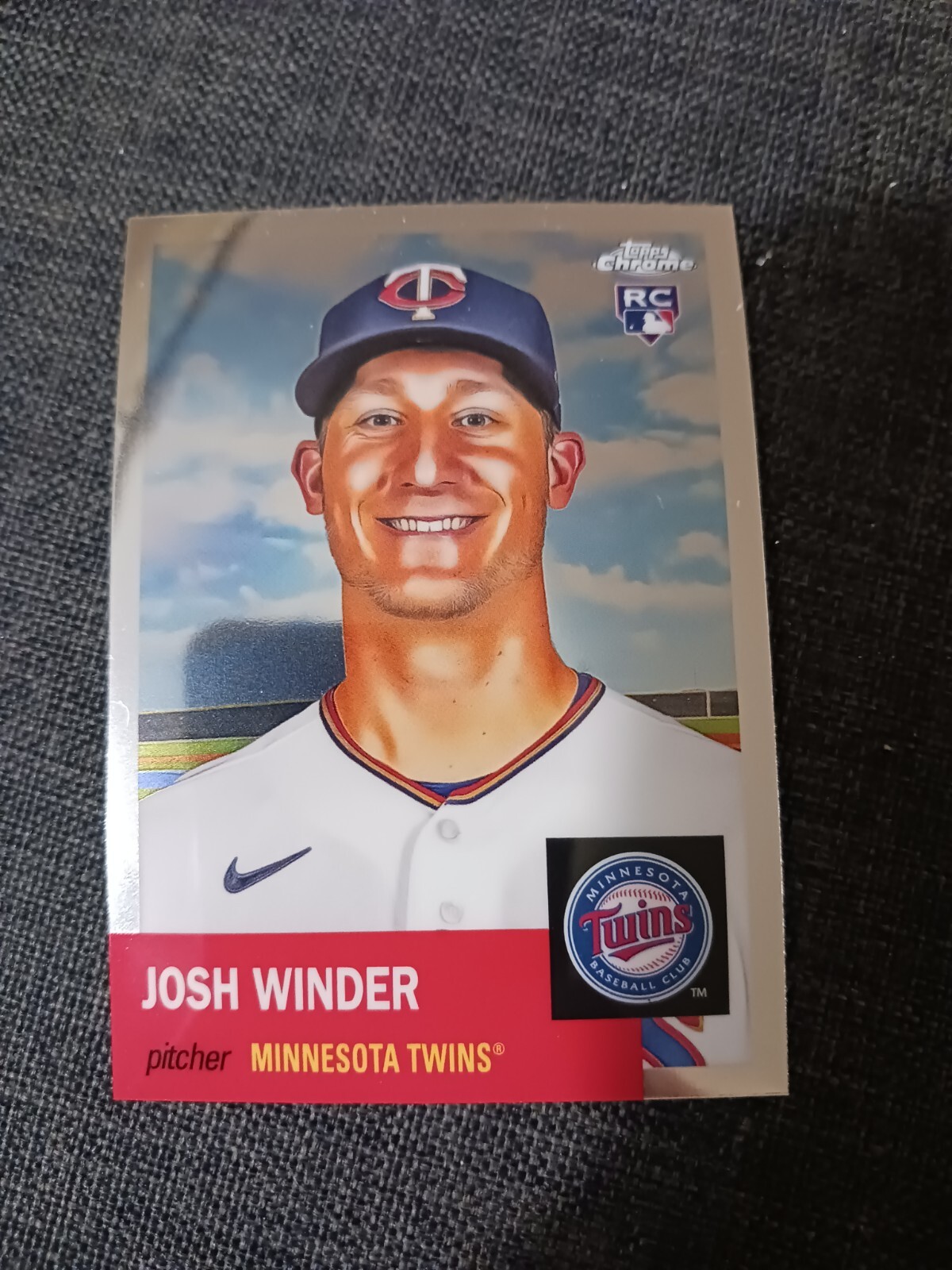 2022 Topps Chrome Platinum Anniversary Josh Winder RC #115 Minnesota ...