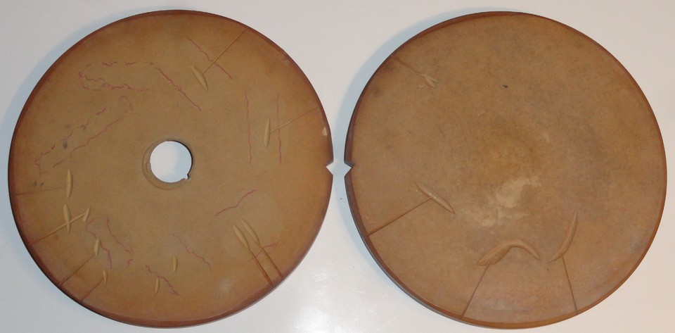 Vintage 9” Rubber Spin Casting Mold Floral And Patterned Hair Berets ...