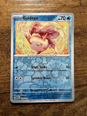 Goldeen 118/165 English 151 Reverse Holo Common Pokemon Card | eBay