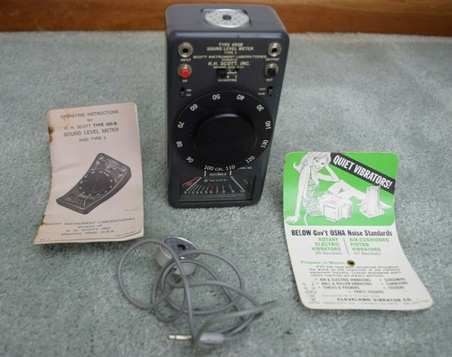 Scott Type 450B Sound Level Meter Type 3 Instrument Laboratory Vintage ...