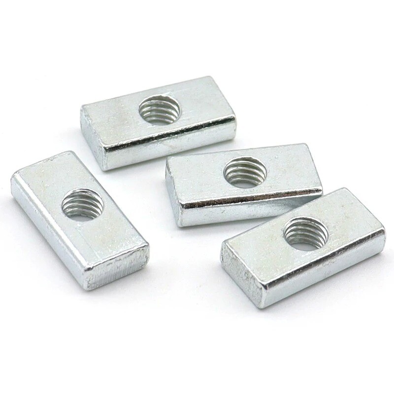 Rectangular Square Thin Nuts Slider Blocks M3 M4 M5 M6 M8 for Aluminum ...