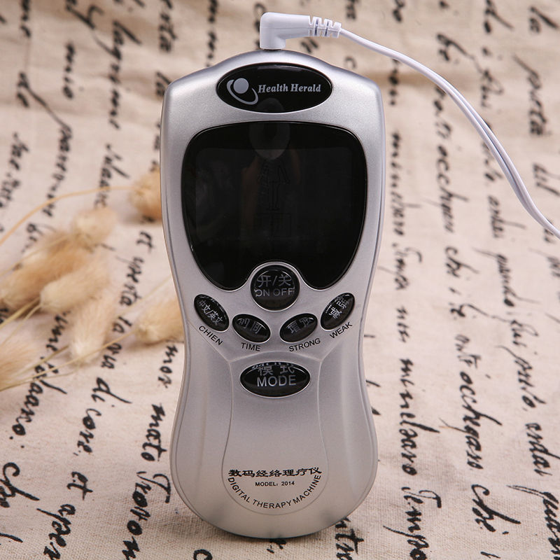 *33-PIECE SET!* DIGITAL MASSAGER THERAPY MACHINE+26 PADS+EARLOBE ...