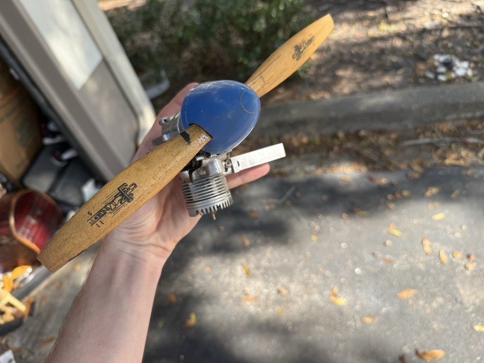 Unknown Two Stroke Nitro RC Airplane Engine With Prop | eBay UK