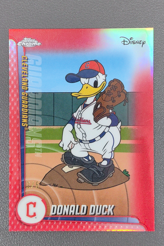 2025 Topps Chrome Disney Donald Duck Red Refractor /5 #MLBH-11 SSP ...