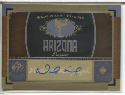 2012 SP Signature Edition Wade Miley #AZ9 Rookie Auto RC | eBay