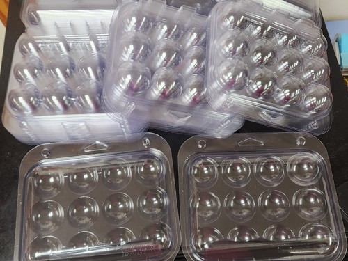 ( 25 ) GOLF BALL CLAMSHELL PLASTIC PACKAGING. HOLDS 12 BALLS | eBay