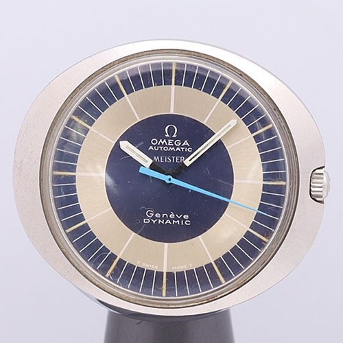 OMEGA Geneve DYNAMIC TOOL 107 Watch Automatic Blue x Silver 240628T | eBay