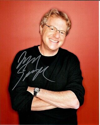 Jerry Springer RIP Host The Springer Show Signed Autograph 8x10 Photo ...