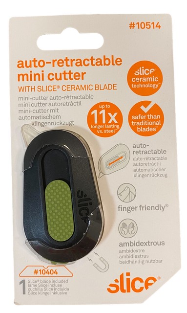 Slice 10514 Mini Cutter Ceramic Safety Blade Pocket Sized Auto ...